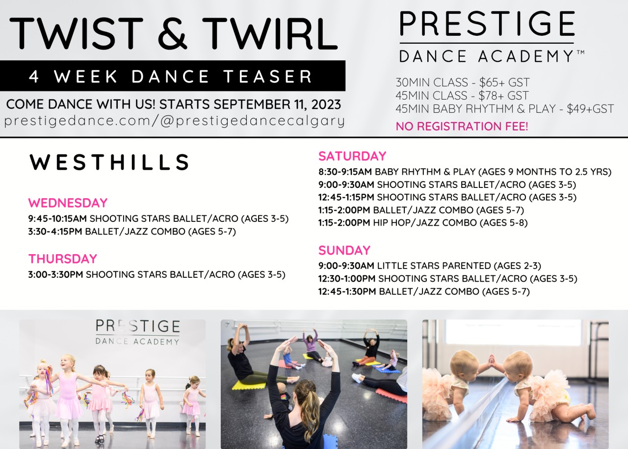 Sessional Dance classes in Calgary | Prestige Dance Studio